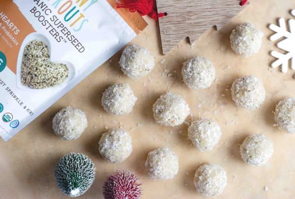 No-Bake Coconut Snowballs – Tiny Sprouts Foods
