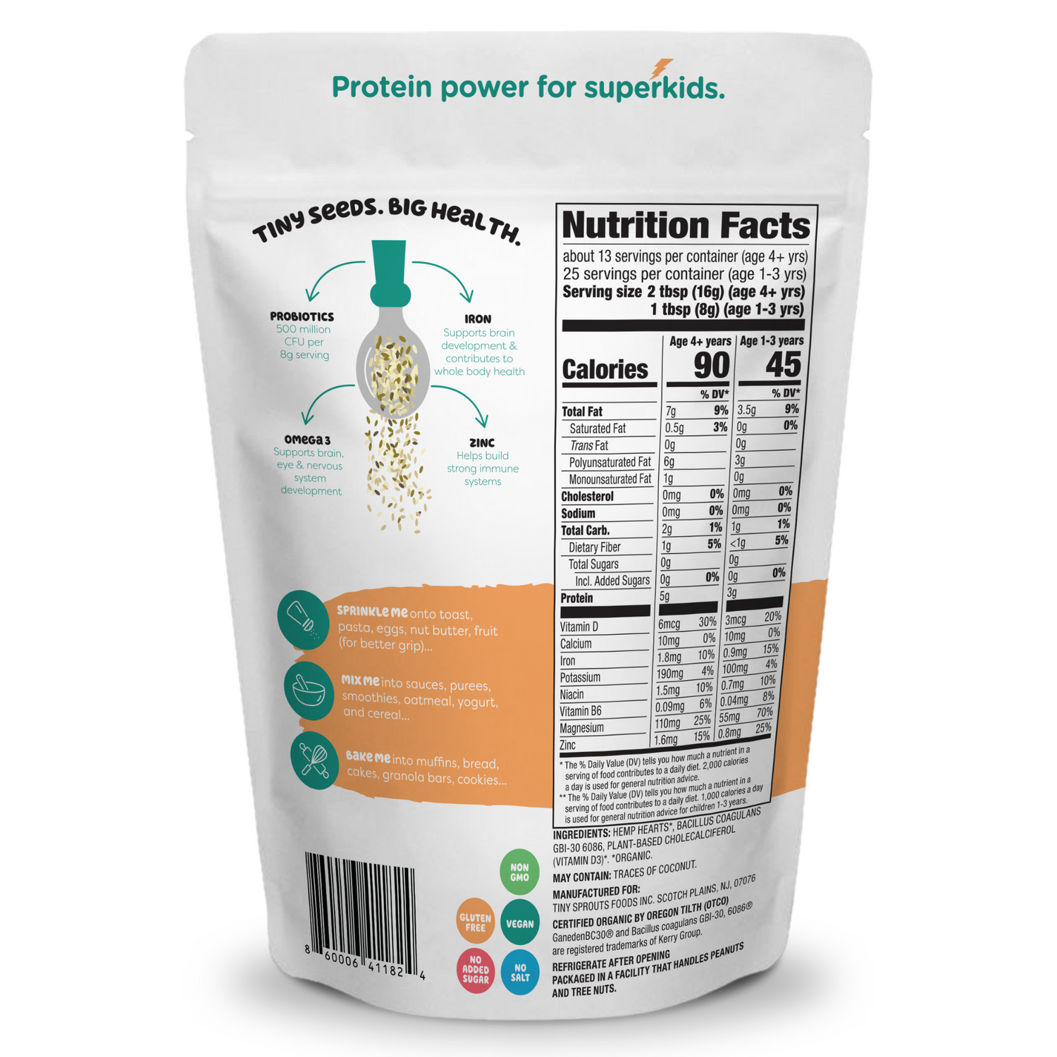 Boost Your Little One's Nutrition With Tiny Sprouts Organic Superseed ...